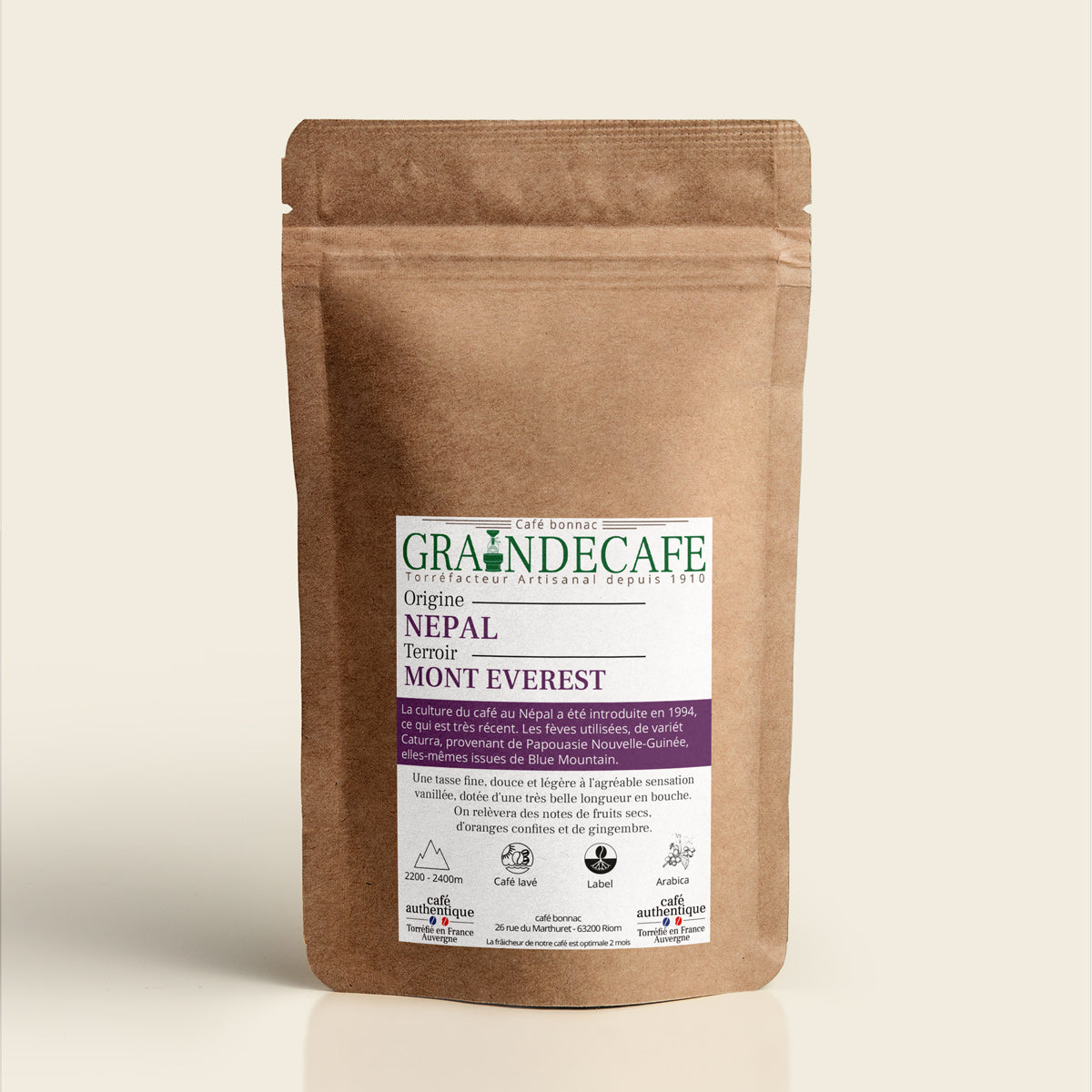 Café en Grain Népal Everest 100% Arabica - Graindecafe