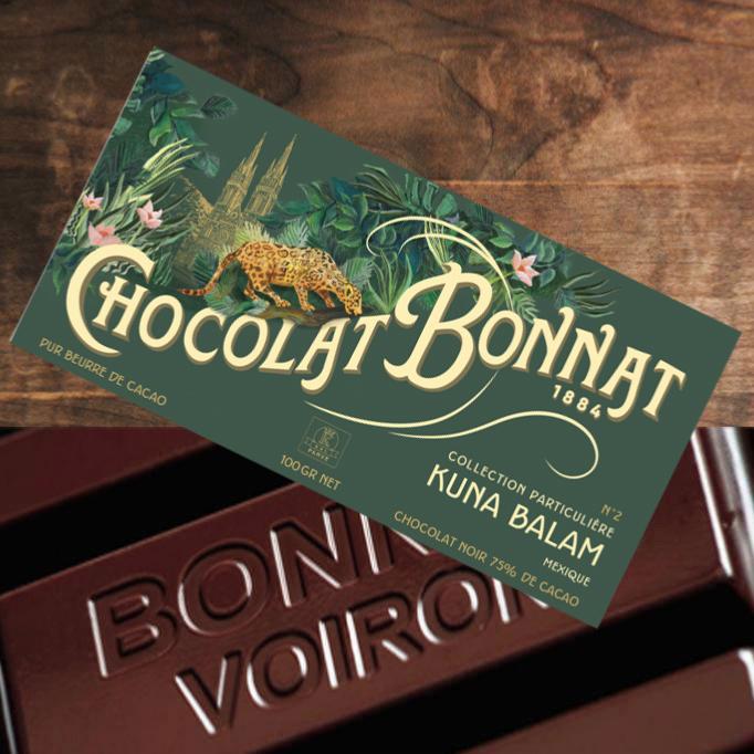 Chocolat Noir Mexique Kuna Balam - 75% cacao - 100g - Bonnat